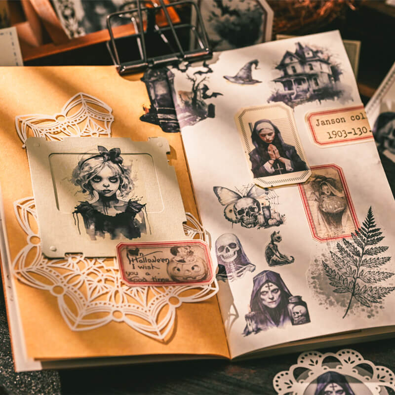 Dark Nun World rub-on stickers – loloyaya