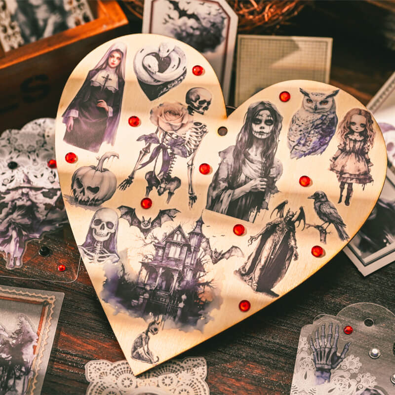 Dark Nun World rub-on stickers – loloyaya