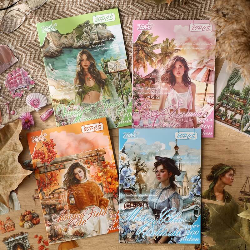 Four Seasons Character Stickers – loloyaya