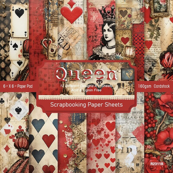 Queen Scrapbook Paper – loloyaya