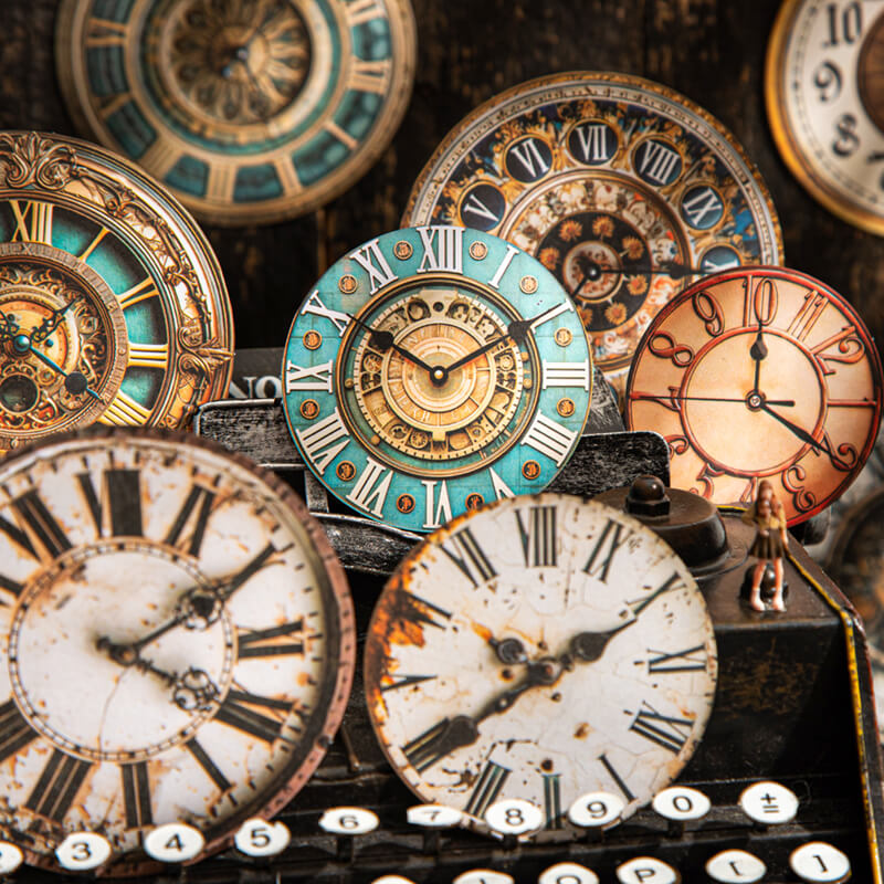 Turning Time Hard Card Stickers – loloyaya